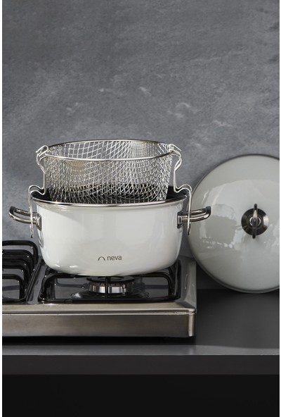 Neva N3073 Sweet Lilyum Kızartma Tenceresi Neva N3073 Sweet Lilyum Kızartma Tenceresi