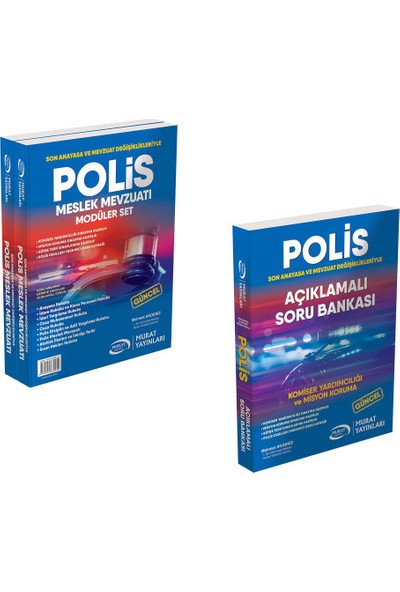 Murat Yayınları Komiser Yardımcılığı Set 2021 Murat Yayınları Komiser Yardımcılığı Set 2021