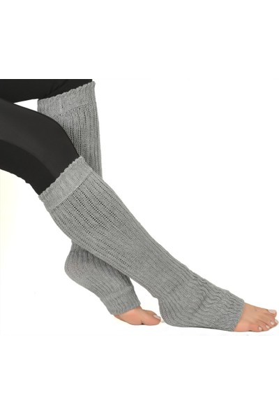 Shocks Tekli Kadın Gri Tozluk