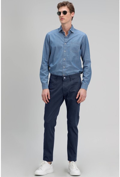 Lufian Marp Spor 5 Cep Pantolon Slim Fit Gri