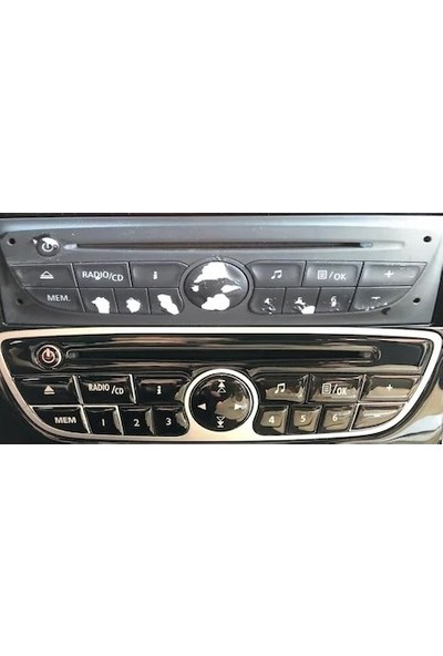 Aks Renault Fluence Teyp Tuş Kaplama 2009-2016