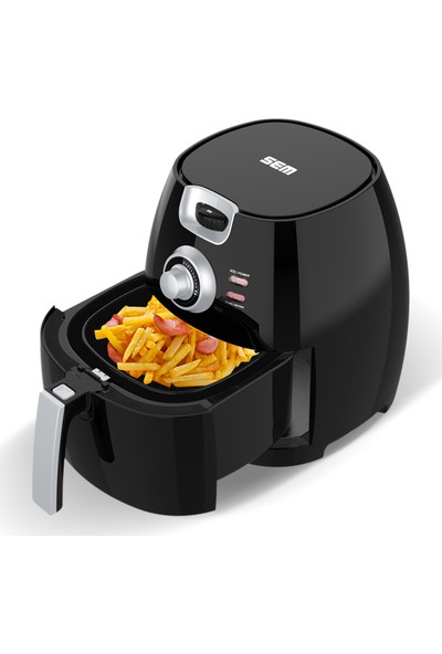 Sem SC300 Aircook Airfryer Yağsız Fritöz Hava Fritöz yağsız kızartma makinası Sem SC300 Aircook Airfryer Yağsız Fritöz Hava Fritöz yağsız kızartma makinası