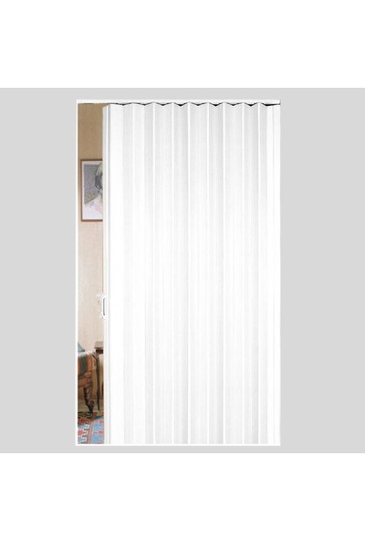 Nettekaçmaz Pvc Katlanabilir Beyaz Akordiyon Kapı 100 x 200 cm