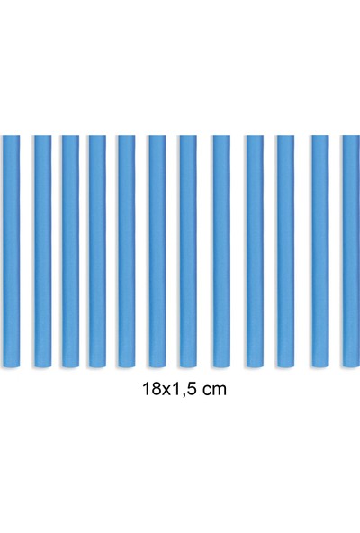 Tarko Lionesse 12'li Sosis Bigudi 8495 - Mavi Tarko Lionesse 12'li Sosis Bigudi 8495 - Mavi