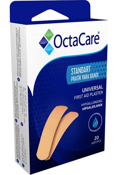 Octacare Standart Pratik Yara Bandı 20 Adet Octacare Standart Pratik Yara Bandı 20 Adet
