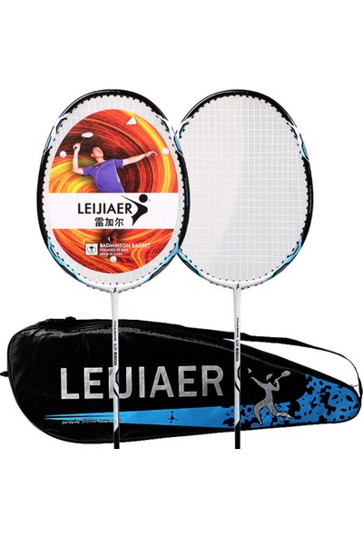 Leijiaer 2'li Badminton Raket Rekabet Plume 2 Oyuncu Leijiaer 2'li Badminton Raket Rekabet Plume 2 Oyuncu