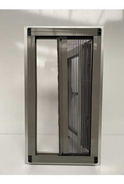 Deniz Cam Sineklik Plise Yatay Sineklik Pileli Plise Akordiyon Sürme Katlanır Sineklik Vizon