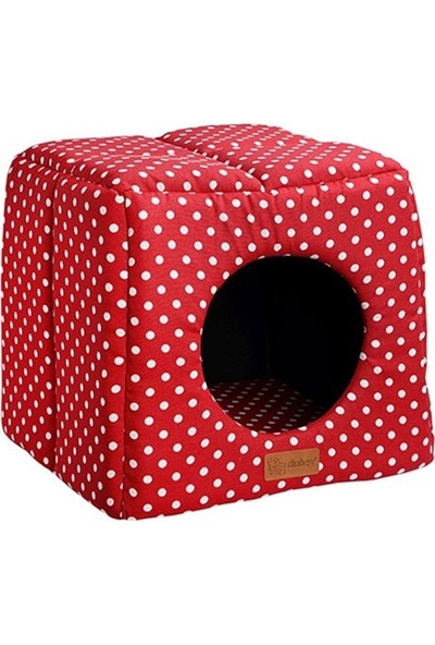 Dubex 3D Kulube VR03 Kırmızı M 41X41X37H cm Dubex 3D Kulube VR03 Kırmızı M 41X41X37H cm