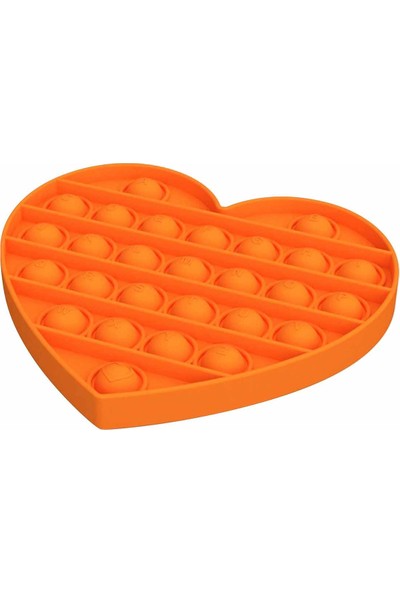 Push Pop Bubble Pop It Duyusal Oyuncak Özel Pop Stres Kalp 6223 - Turuncu Push Pop Bubble Pop It Duyusal Oyuncak Özel Pop Stres Kalp 6223 - Turuncu