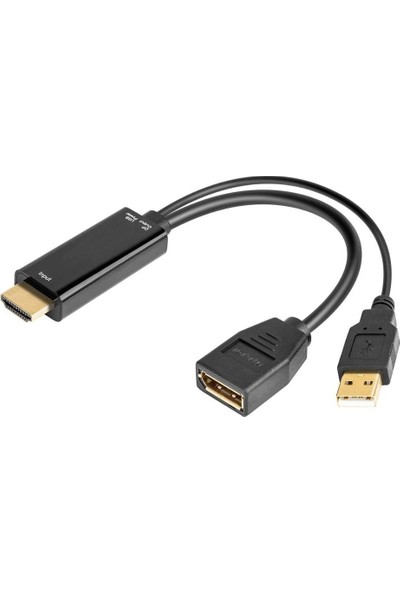 Mobitell Erkek HDMI Erkek USB Dişi Displayport Çevirici Adaptör Siyah Mobitell Erkek HDMI Erkek USB Dişi Displayport Çevirici Adaptör Siyah