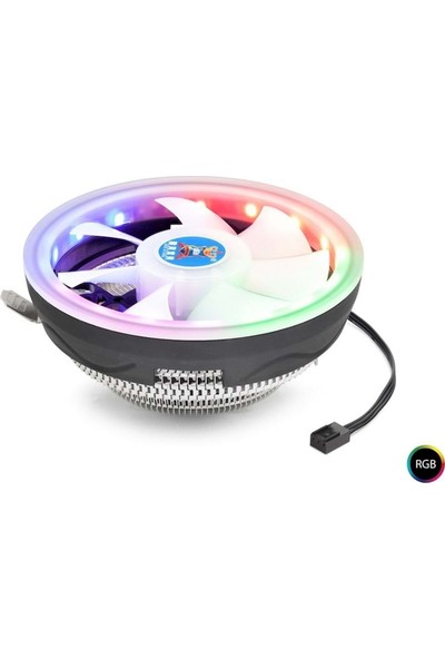 Hadron HR2551/60 4 Renk Ledli Combo Işlemci Fanı 12CM