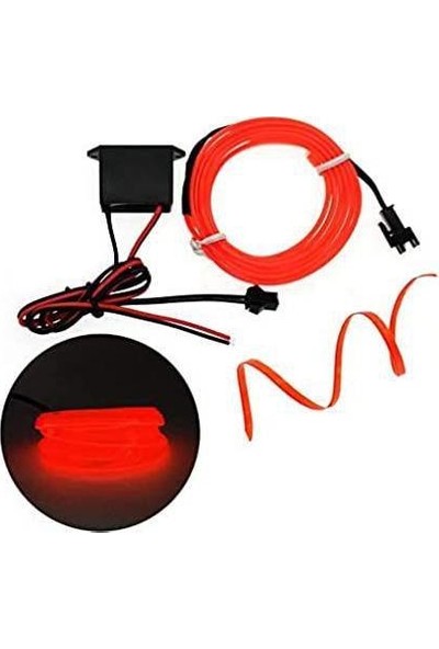 Unikum Mazda 5 Kırmızı 2 Metre Neon Ip Torpido Fitili Oto Şerit Ip LED Unikum Mazda 5 Kırmızı 2 Metre Neon Ip Torpido Fitili Oto Şerit Ip LED