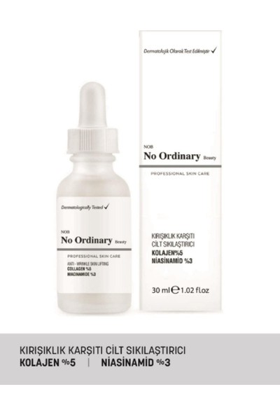 No Ordinary Collagen %5 + Niacinamide %3 Kırışıklık Karşıtı Sıkılaştırıcı Serum 30 ml No Ordinary Collagen %5 + Niacinamide %3 Kırışıklık Karşıtı Sıkılaştırıcı Serum 30 ml