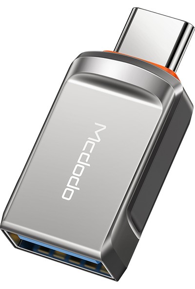 Mcdodo Ot-8730 Usb'Den Type-C'Ye Dönüştürücü Soket-Gri Mcdodo Ot-8730 Usb'Den Type-C'Ye Dönüştürücü Soket-Gri