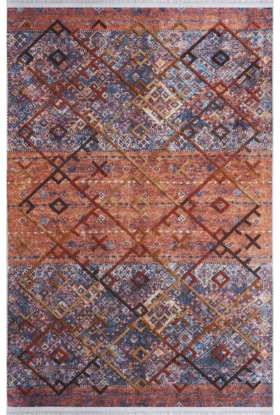 MarkaEv Tuft Turuncu Kilim 5023A 80 x 150 cm