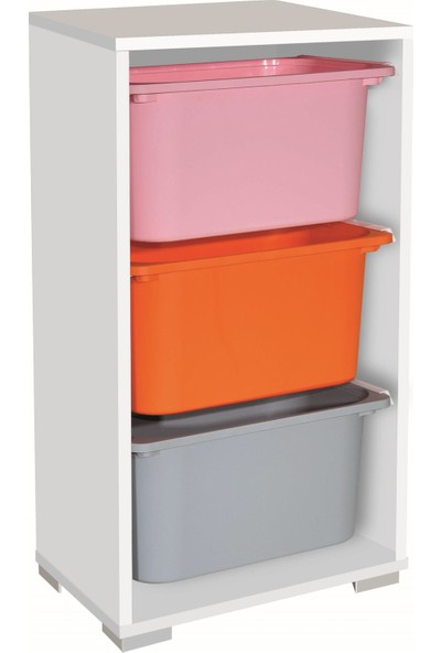 Vip Home Vps-31-1 Vip Saklama Dolabı Beyaz 3 Büyük Plastik Vip Home Vps-31-1 Vip Saklama Dolabı Beyaz 3 Büyük Plastik