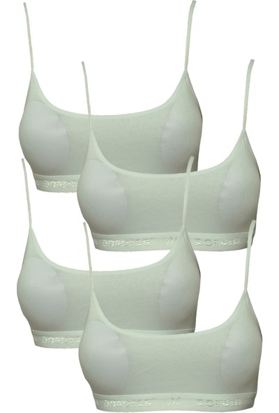 Mudanis Pedli Ip Askılı Krem Büstiyer 4 Adet Mudanis Pedli Ip Askılı Krem Büstiyer 4 Adet