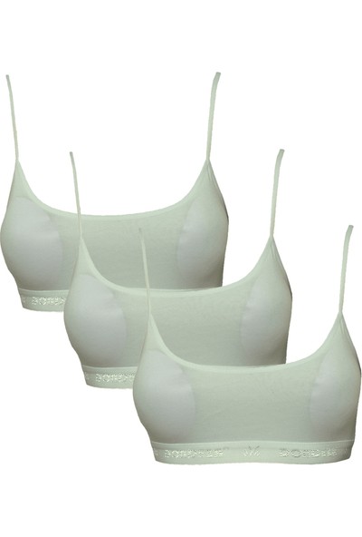 Mudanis Pedli Ip Askılı Krem Büstiyer 3 Adet Mudanis Pedli Ip Askılı Krem Büstiyer 3 Adet