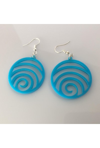 ONA1 Dairesel Şekilli Akrilik Küpe