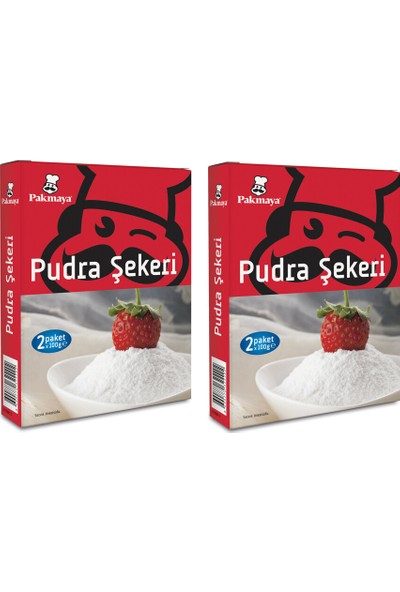 Pakmaya Pudra Şekeri 200 gr x 2’li