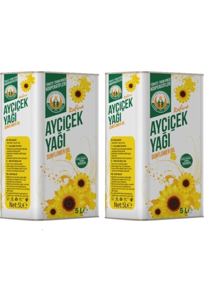 Tarım Kredi Birlik Tarım Kredi Ayçiçek Yağı 5 Lt x 2