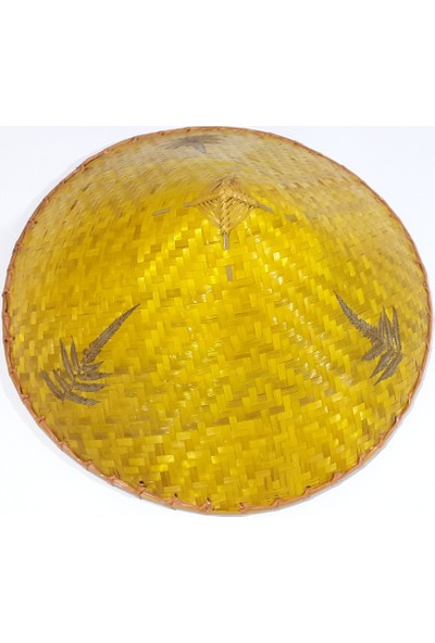 Fun World Çinli Vietnam Kamboçya Japon Şapka Hasır Şapka