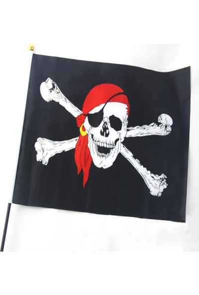 Fun World Korsan Bayrağı Çıtalı 60*40CM Fun World Korsan Bayrağı Çıtalı 60*40CM
