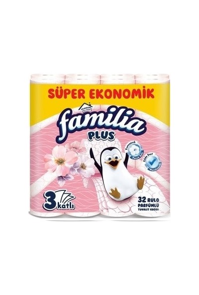 Familia Plus Parfümlü Tuvalet Kağıdı 1 Paket 32 Rulo Familia Plus Parfümlü Tuvalet Kağıdı 1 Paket 32 Rulo