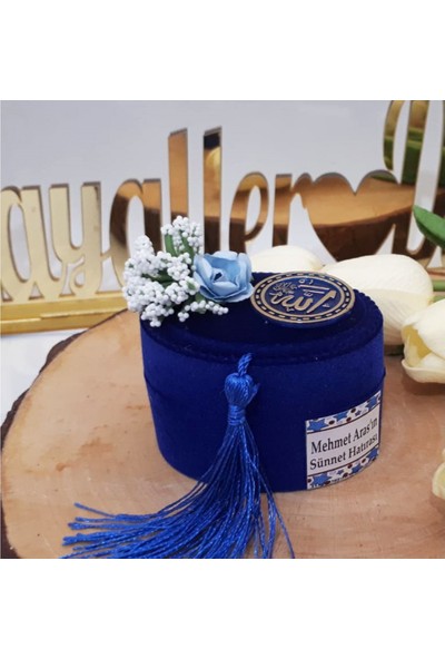 Hayaller Dükkanı 30 Adet Lacivert Flok Kutu Mavi Çiçekli Bebek Şekeri Hayaller Dükkanı 30 Adet Lacivert Flok Kutu Mavi Çiçekli Bebek Şekeri