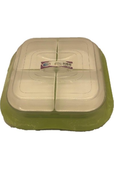 Stillo 4'lü Yeşil Kapaklı Kahvaltılık