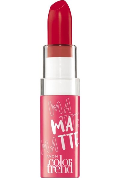Avon Color Trend Matte Legend Ruj Classic Red