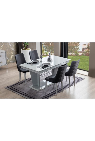 Cadde Yıldız Manas Yemek Masası Takımı