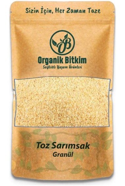 Organik Bitkim Sarımsak Tozu (Granül Sarımsak) 250 gr