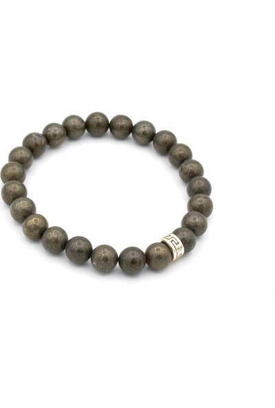 Murty99 Hakiki Doğal Pirit Taşı Bileklik Murty99 Hakiki Doğal Pirit Taşı Bileklik