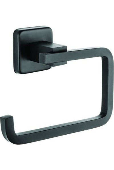 Monavit Siyah Alüminyum Banyo Wc Tuvalet Kağıtlığı A13404