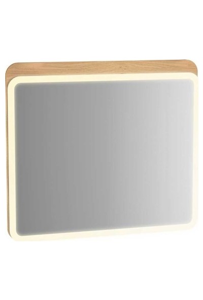 Vitra Sento Aydınlatmalı Ayna 80 cm Açık Meşe 60890 Vitra Sento Aydınlatmalı Ayna 80 cm Açık Meşe 60890
