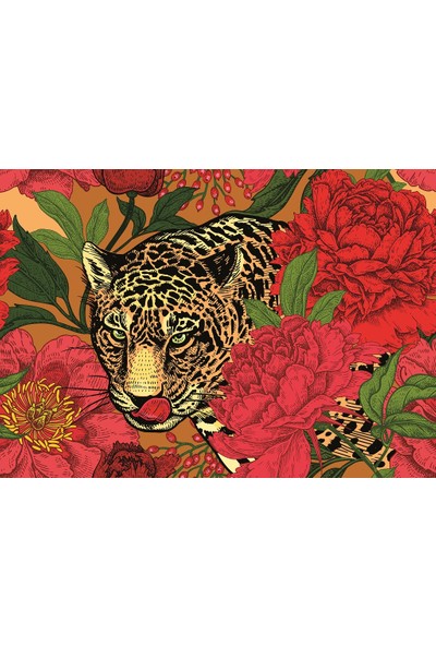Neon 1000 Parça Puzzle 20607 Gül ve Leopar Neon 1000 Parça Puzzle 20607 Gül ve Leopar