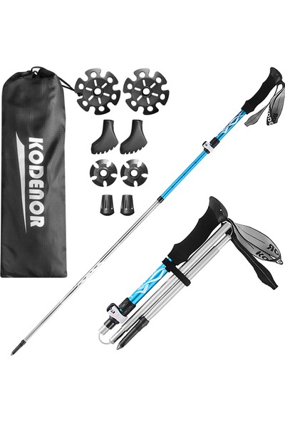 Kodenor 2'li Katlanabilir Trekking Direkleri Seti Kodenor 2'li Katlanabilir Trekking Direkleri Seti