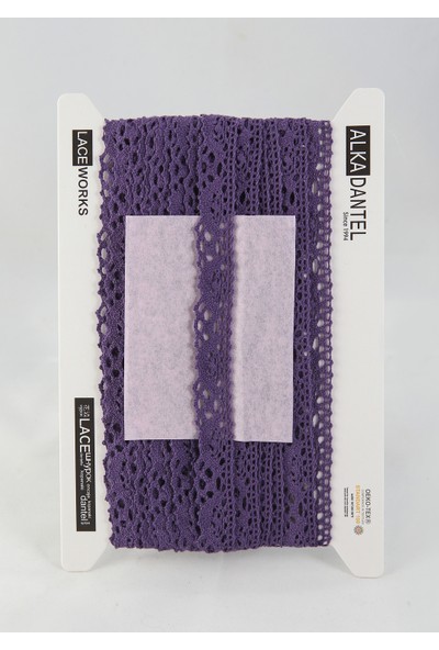 Alka Dantel 237-K Pamuk Violet Kopanaki 10 mt