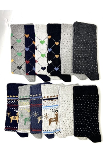 Black Arden Socks Pamuklu 12'li Karışık Renkli Kadın Çorap BT-0113 Black Arden Socks Pamuklu 12'li Karışık Renkli Kadın Çorap BT-0113