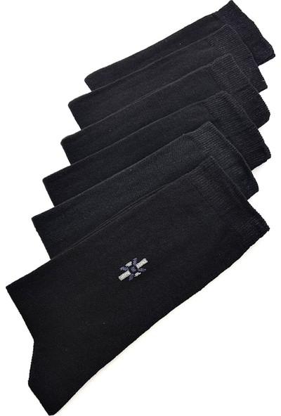 Black Arden Socks Penye 6'lı Siyah Erkek Çorap 40-44 BT-0112 Black Arden Socks Penye 6'lı Siyah Erkek Çorap 40-44 BT-0112