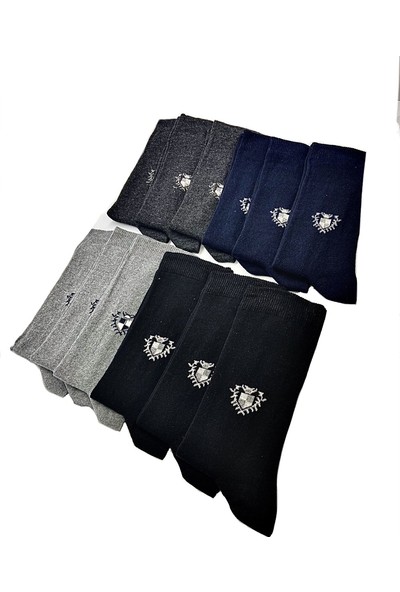 Black Arden Socks Pamuklu 12'li Karışık Renkli Erkek Çorap 40-44 BT-0109 Black Arden Socks Pamuklu 12'li Karışık Renkli Erkek Çorap 40-44 BT-0109