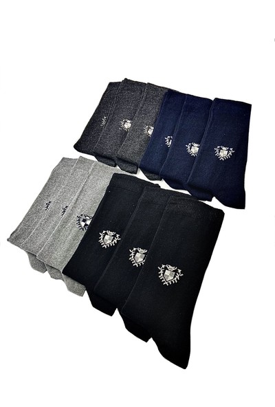 Black Arden Socks Pamuklu 12'li Karışık Renkli Erkek Çorap 40-44 BT-0107 Black Arden Socks Pamuklu 12'li Karışık Renkli Erkek Çorap 40-44 BT-0107