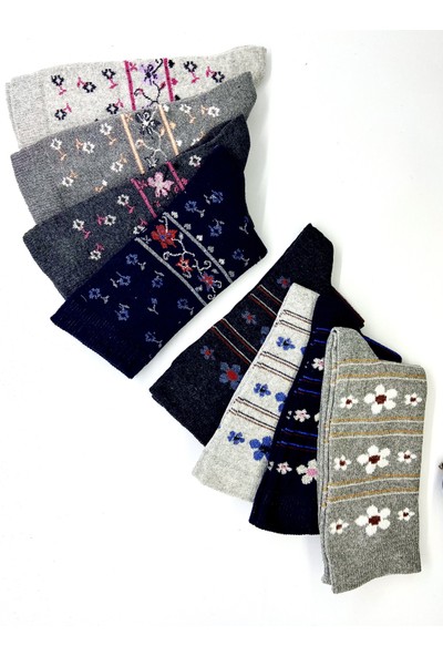 Black Arden Socks Pamuklu 8'li Karışık Renkli Kadın Çorap BT-0114 Black Arden Socks Pamuklu 8'li Karışık Renkli Kadın Çorap BT-0114
