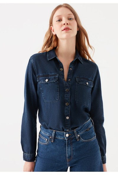 Mavi Freya Gold Mürekkep Denim Gömlek