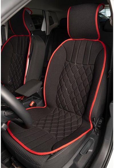 Space Elegance 2'li Minder Siyah - Kırmızı Space Elegance 2'li Minder Siyah - Kırmızı