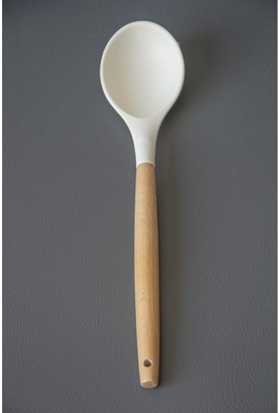 Jenalli Silikon Çizmez Bambu Makarna Kaşağı Jenalli Silikon Çizmez Bambu Makarna Kaşağı