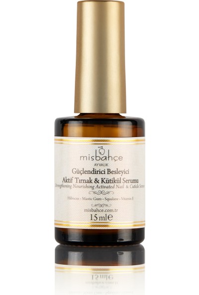 Misbahçe Güçlendirici Besleyici Aktif Tırnak & Kütikül Serumu 15 ml