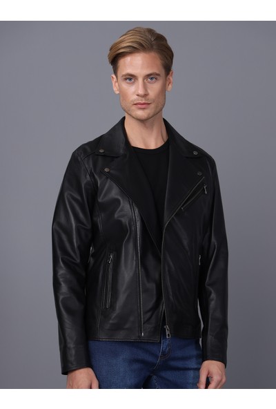 Basics&more Erkek Deri Ceket - E2021