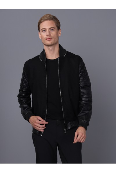 Basics&more Erkek Deri Ceket - E1032